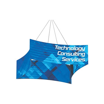 Curved Square (Quad) Hanging Banner Displays – expogoods.com