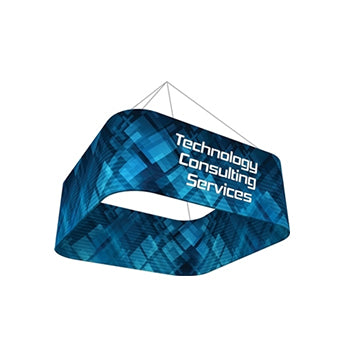 Rounded Square (Quad) Hanging Banner Displays – expogoods.com