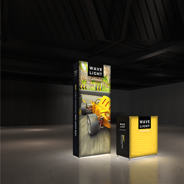 WaveLight Casonara SEG Light Box Display | Backlit Trade Show Display ...