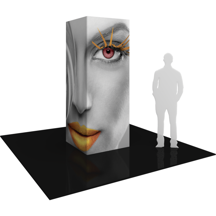 Vector Frame Modular Towers | SEG Tension Fabric | Backlit – expogoods.com