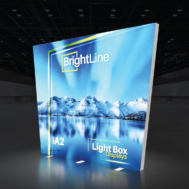 10ft x 8ft BrightLine Angled Light Box Wall Kit A2 – expogoods.com