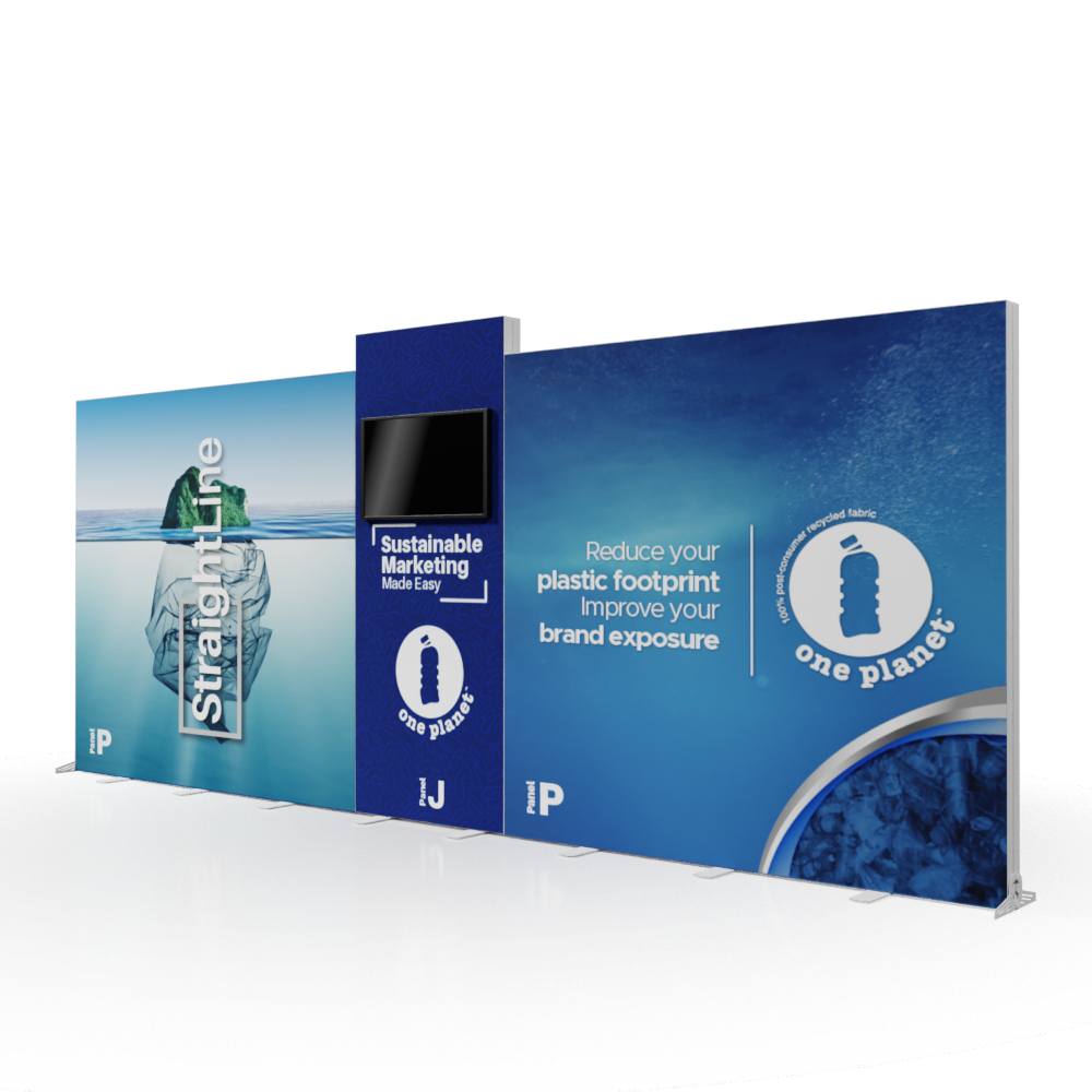 20ft x 8ft StraightLine SEG Wall Kit PJP – expogoods.com