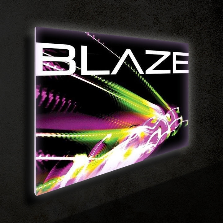 10ft x 8ft Blaze Wall Mounted Light Box Display – expogoods.com