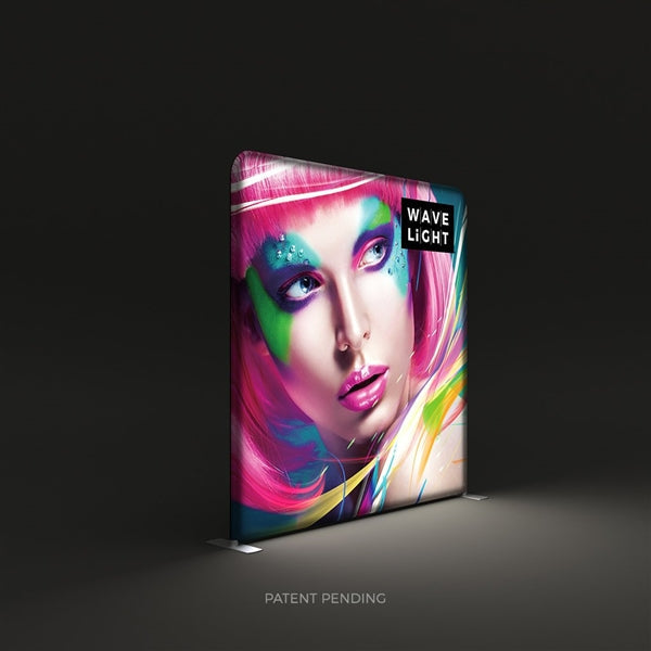 5ft WaveLight backlit displays are a perfect upgrade from banner stands ...