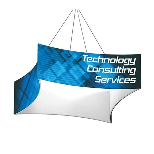 20ft x 2ft Curved Square Formulate Master Hanging Trade Show Sign ...